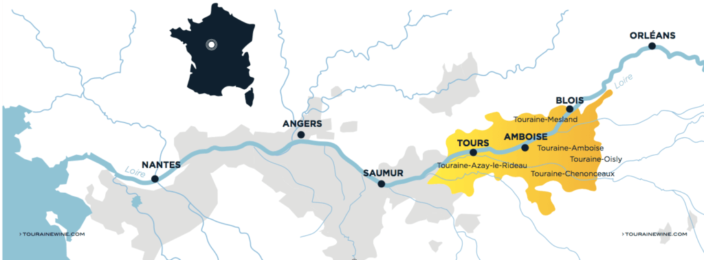 History, geography and terroir - AOC Touraine Val de Loire